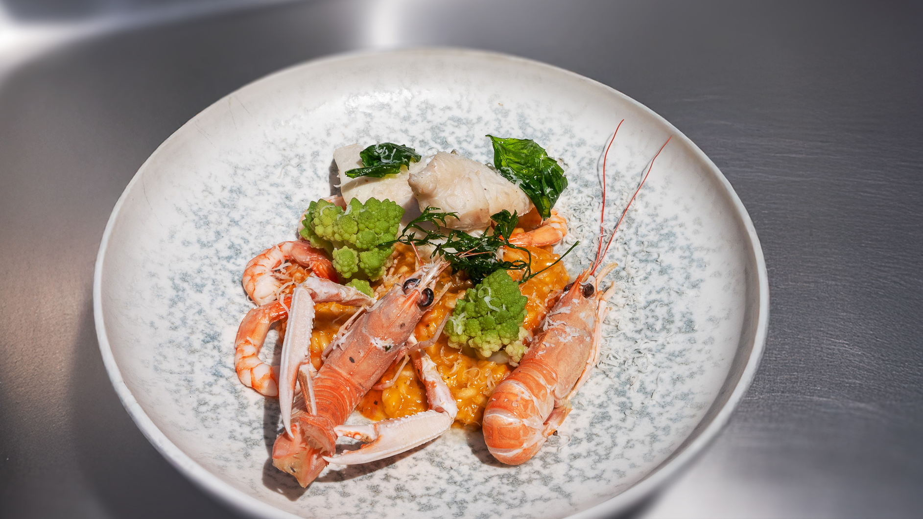 Risotto de la mer sauce Homardine, une création culinaire deluxe ...